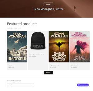 Shop – Sean Monaghan – Writer